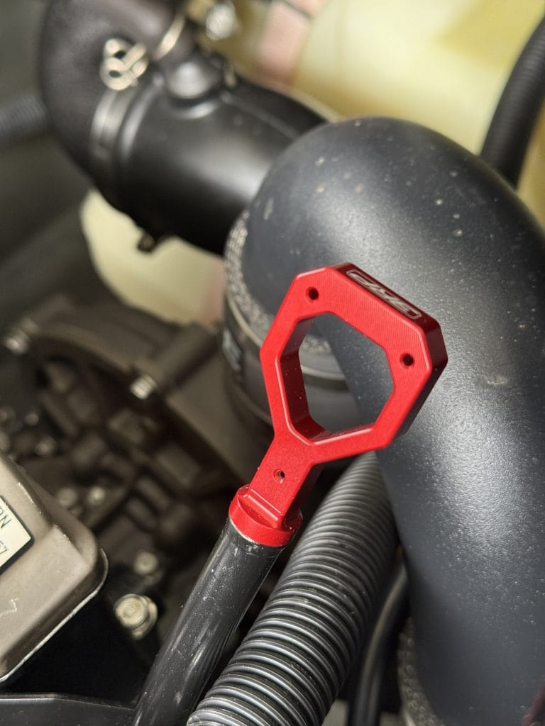 3RP - YAMAHA 1.8L/1.9L Billet Aluminum Engine Oil Dipstick Handle -Red ...